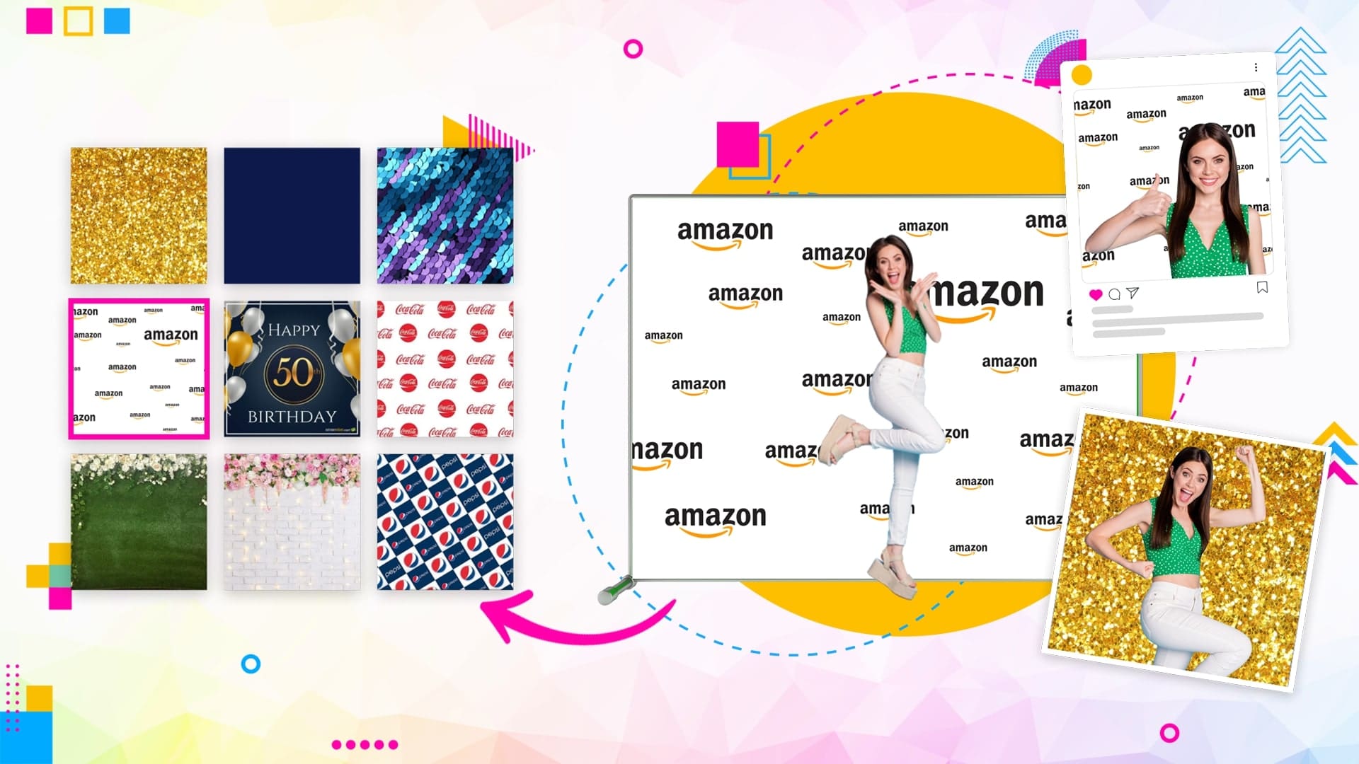 The 6 Most Popular Photo Booth Backdrops | OutSnapped.com