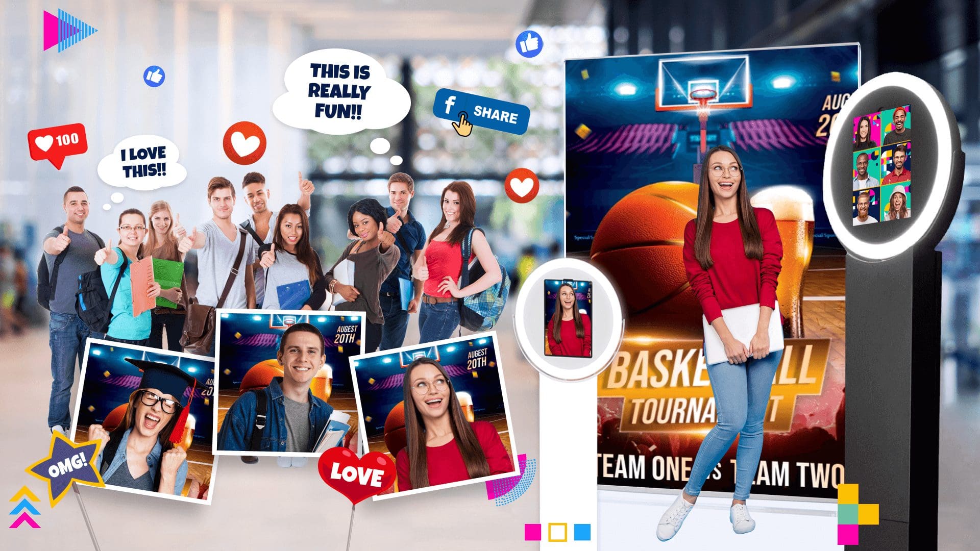 Increase Student Engagement With Social Photo Booths