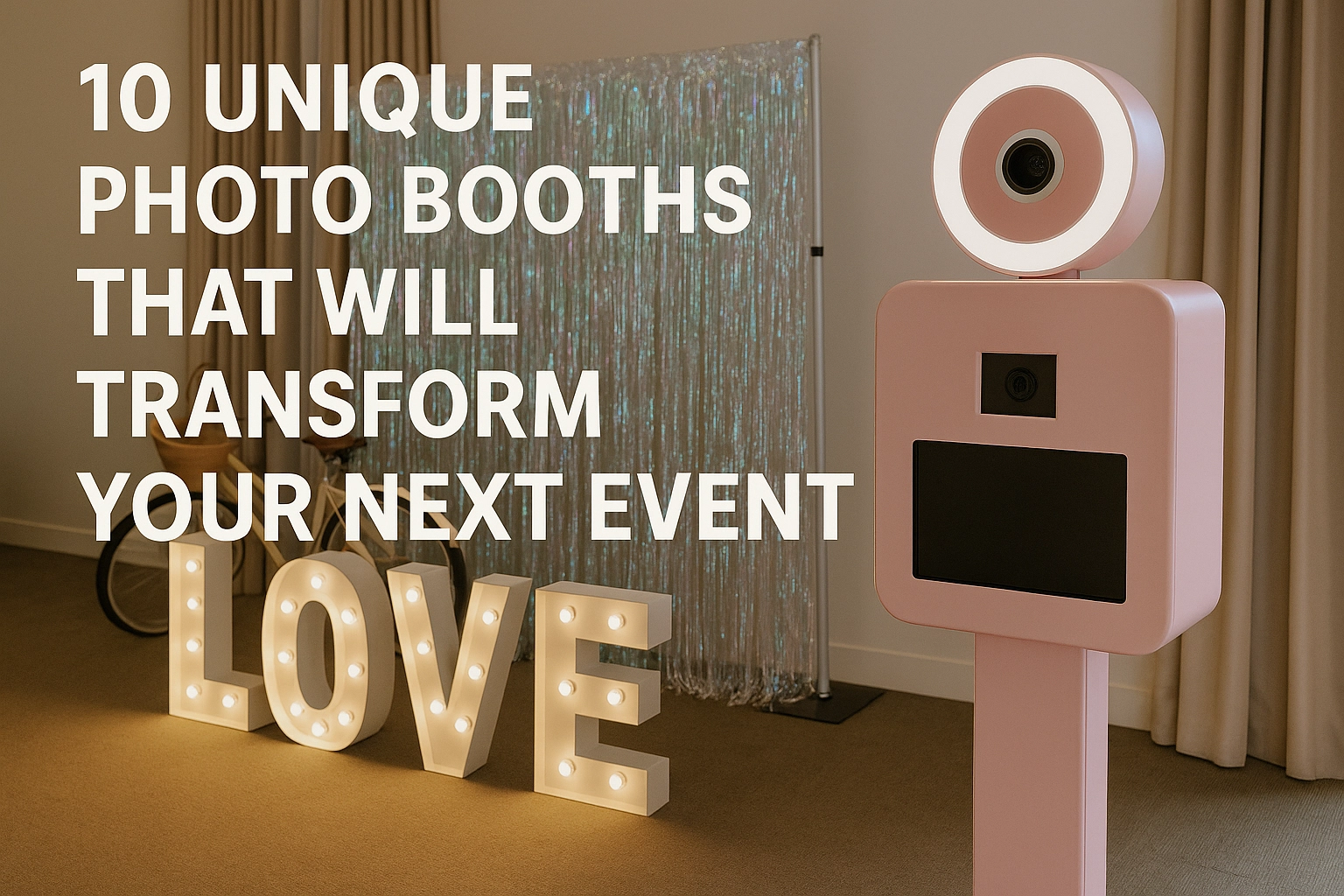 10 Unique Photo Booths That Will Transform Your Next Event - OutSnapped.com
